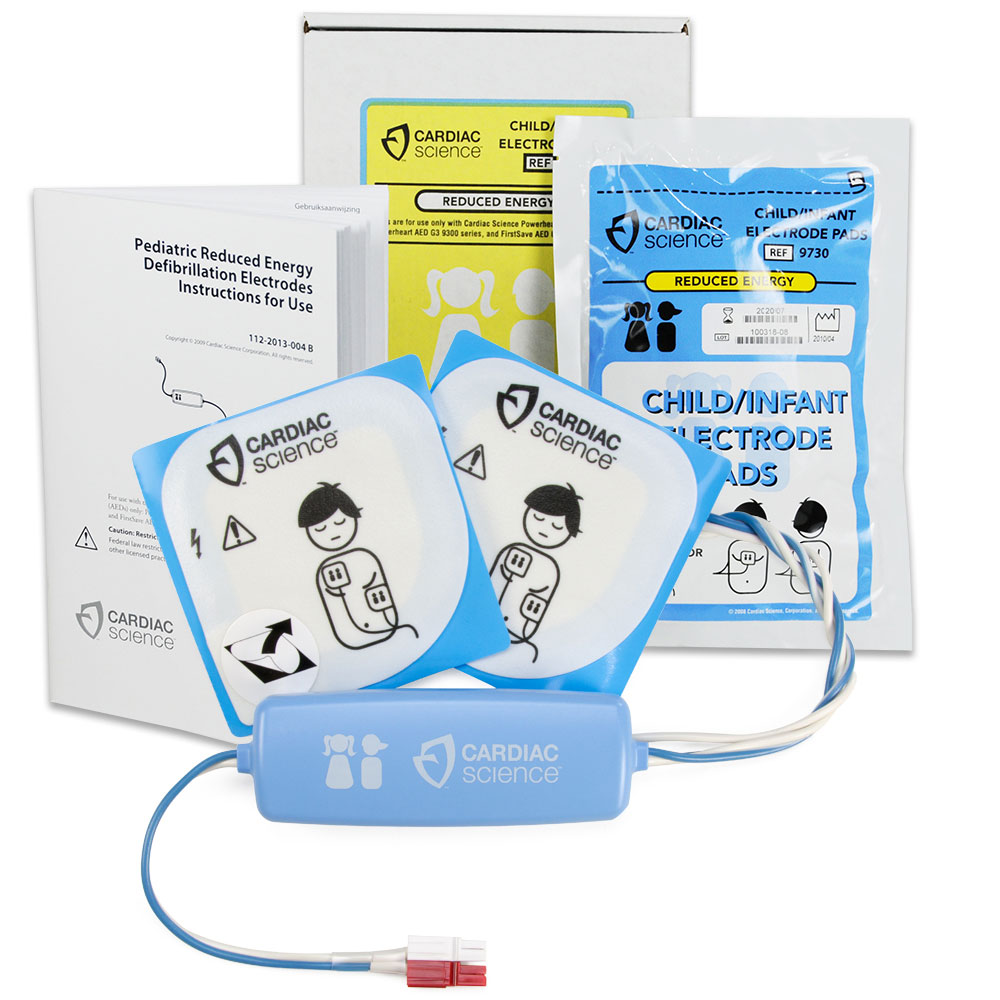 Cardiac Science Powerheart G3 AED Pediatric Defibrillation Pads 1 Pair Cardiac Science Powerheart G3 AED Pediatric Defibrillation Pads 1 Pair